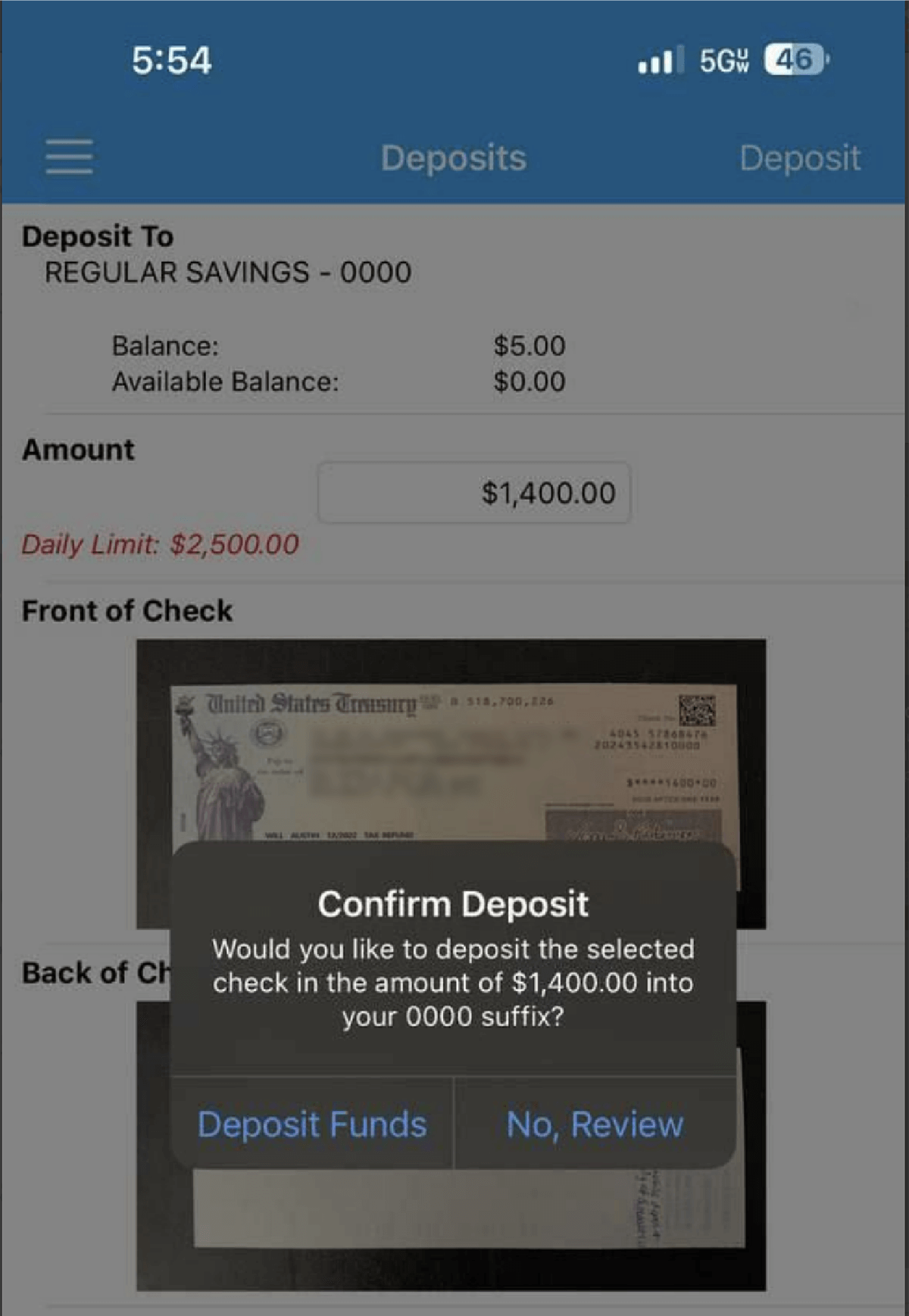 Investigating Stolen and Forged Treasury Checks