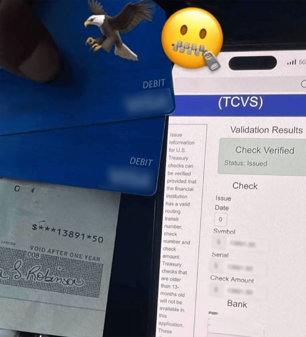 Investigating Stolen and Forged Treasury Checks